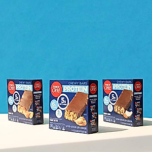 Fiber One Chewy Protein Bars, Caramel Nut, Protein Snacks, 10 ct (Pack of 6)
