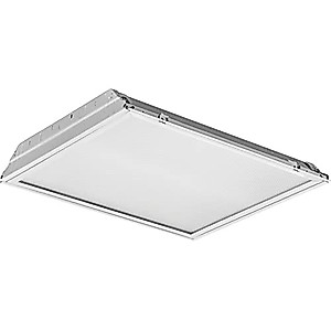 Lithonia Lighting 2GTL2 A12 120 LP840 2 ft. x 2 ft. GTL Prismatic Lens Lay-in 2000 lumens 4000K CCT, 1 Count (Pack of 1), Non-Dimmable