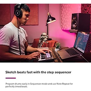 Novation FLkey Mini - Portable 25-Key, USB, MIDI Keyboard Controller with FL Studio Integration for Music Production
