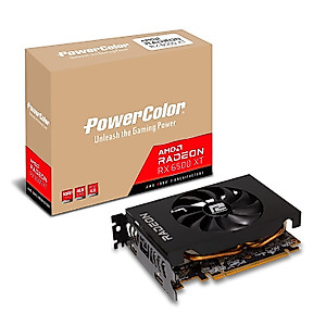 PowerColor AMD Radeon RX 6500 XT ITX Gaming Graphics Card with 4GB GDDR6 Memory
