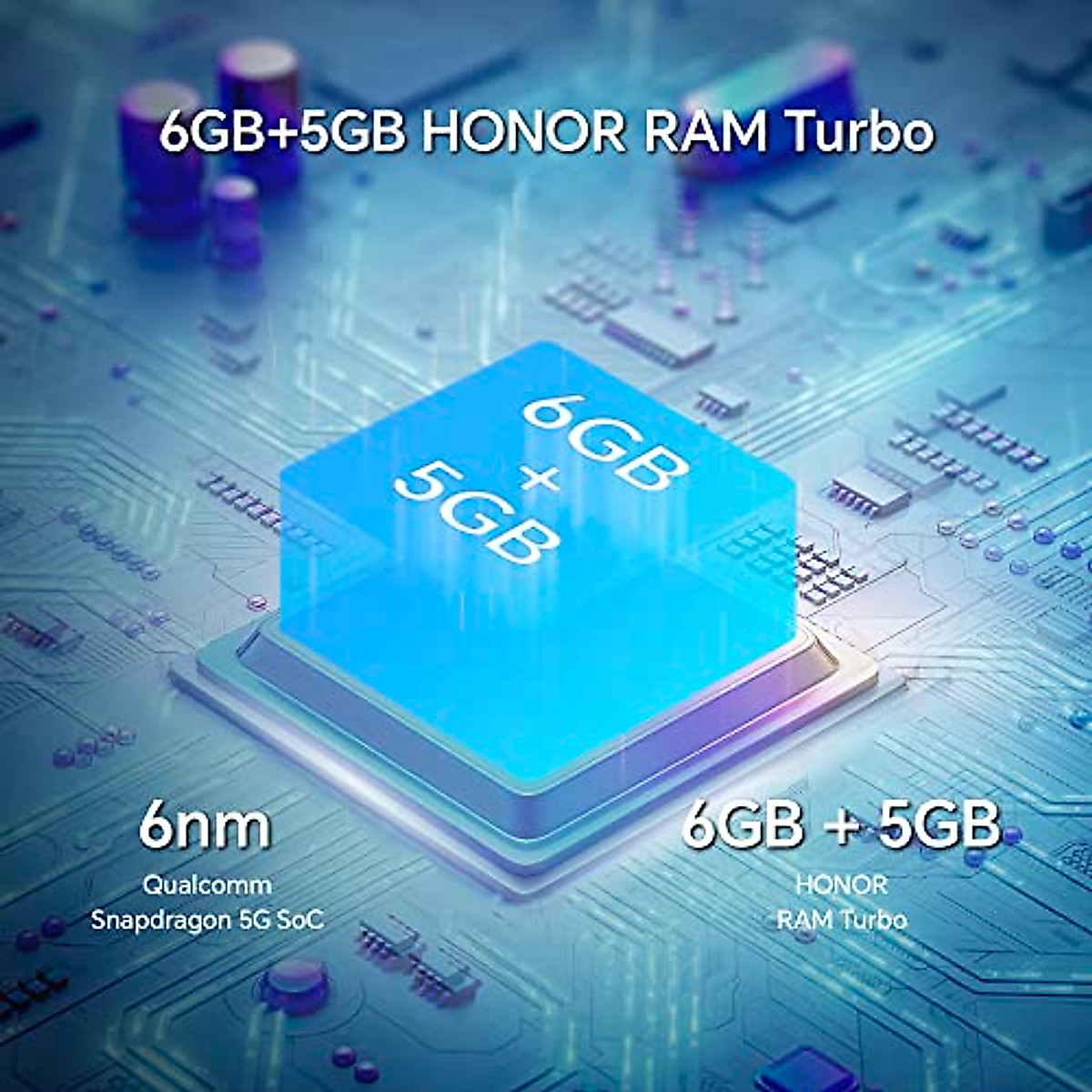 Honor Magic5 Lite Dual-SIM 128GB ROM + 6GB RAM (Only GSM | No CDMA) Factory Unlocked 5G Smartphone (Titanium Silver) - International Version