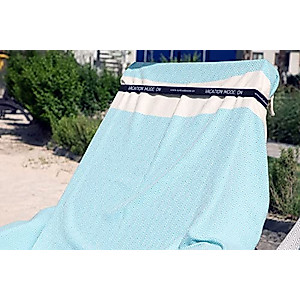 Clotho Turkish Beach Towel Set of 4 - Beach Towels Oversized 4 Pack - Fast Drying Beach Blanket Sandfree Turkish Towels Giftable 100% Cotton 39 x 70 inch