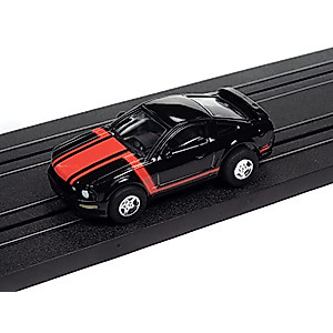Auto World Super III 2005 Ford Mustang GT (Black) HO Scale Slot Car