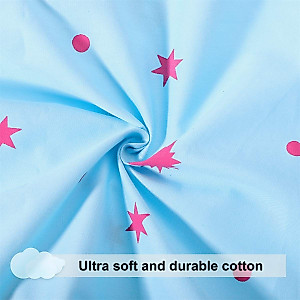 Pregnancy Pillow Cover/U Shaped Pillow Cover/Pregnancy Pillow Case/Maternity Pillow Case/Pillowcase with Removable Cotton Cover 57x30 Inch for Pregnancy Pillow Moonblue