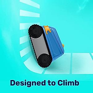 Aqua Products Evo502 Robotic Pool Cleaner, Automatic Vacuum for Inground Pools up to 40ft, 50ft Cable Length, Wall Climbing Vac w/ Strong Suction & Easy to Clean Top Loading Filter