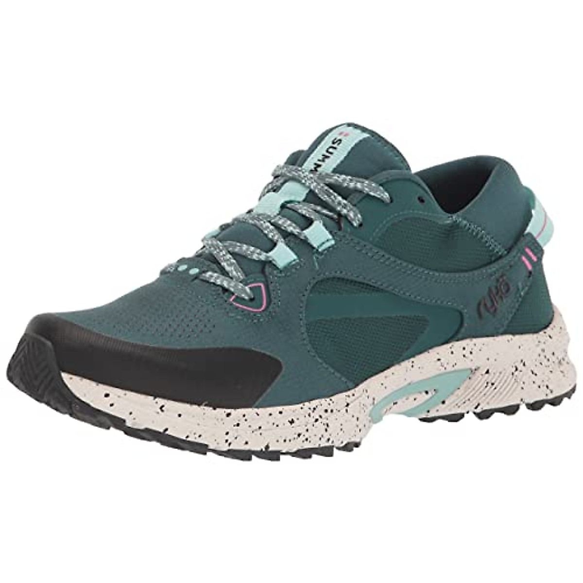 Ryka Women's Summit Trail Hiking Shoe Teal Green 6 W