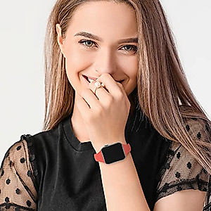 TSAAGAN 5 Pack Silicone Slim Bands Compatible with Apple Watch Band 38mm 42mm 40mm 44mm 41mm 45mm 49mm, Soft Narrow Sport Strap Thin Wristband for iWatch Ultra Series 8/7/SE/6/5/4/3/2/1 Women Men