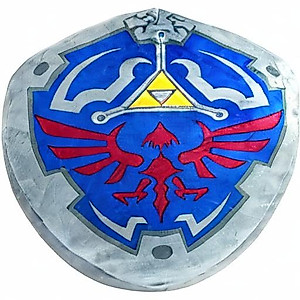 Club Mocchi-Mocchi- Nintendo The Legend of Zelda Plush - Hylian Shield Plushie - Legend of Zelda Tears of the Kingdom Collectible Squishy Plushies - 15 Inch, White