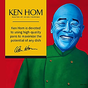 Ken Hom 7-Inch Stainless Steel Cleaver - Chinese Cleaver Knife - Meat & Vegetable Cleaver - Hand Wash Kitchen Knife