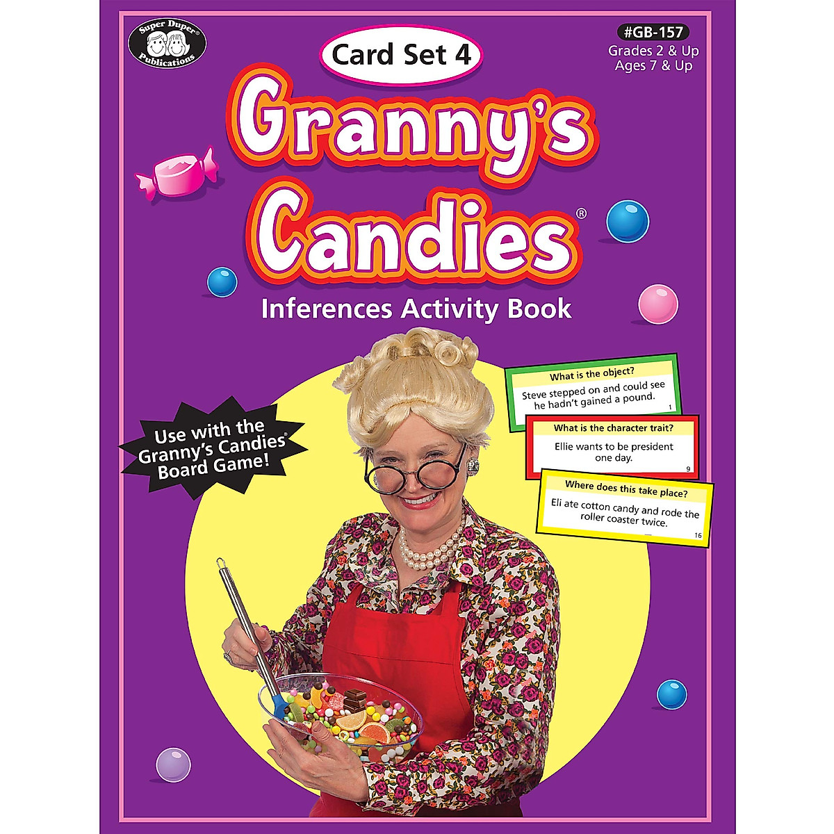 Super Duper Publications | Granny's Candies® Vocabulary & Word Meaning Game Inferences Cards (Add-On Set 4) | Educational Learning Resource for Children