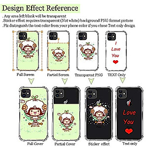 AnNengJing Custom iPhone 11 6.1 in Cases Soft TPU Bumper Crystal Clear Shock Absorbing Cover Personalized Photo Phone Cases for iPhone 11 6.1"