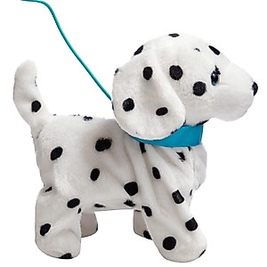 HollyHOME Plush Animated Puppy Husky Puppy Dog Toy Pet with Remote Control Leash Walking, Barking and Waging Tails Electronic Puppy 12 Inches Gifts for Kids