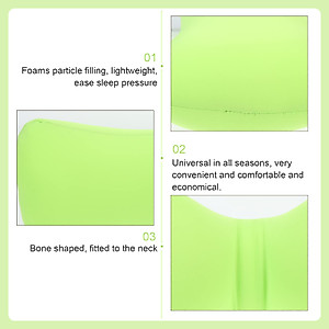 CLISPEED Neck Cushion Dog Bone Pillows Neck Support Pillow Lumbar Protector Pillow Travel Pillow Ornament for Couch Armchair Office Chair Airplanes Supply Comfortable Bone Pillow