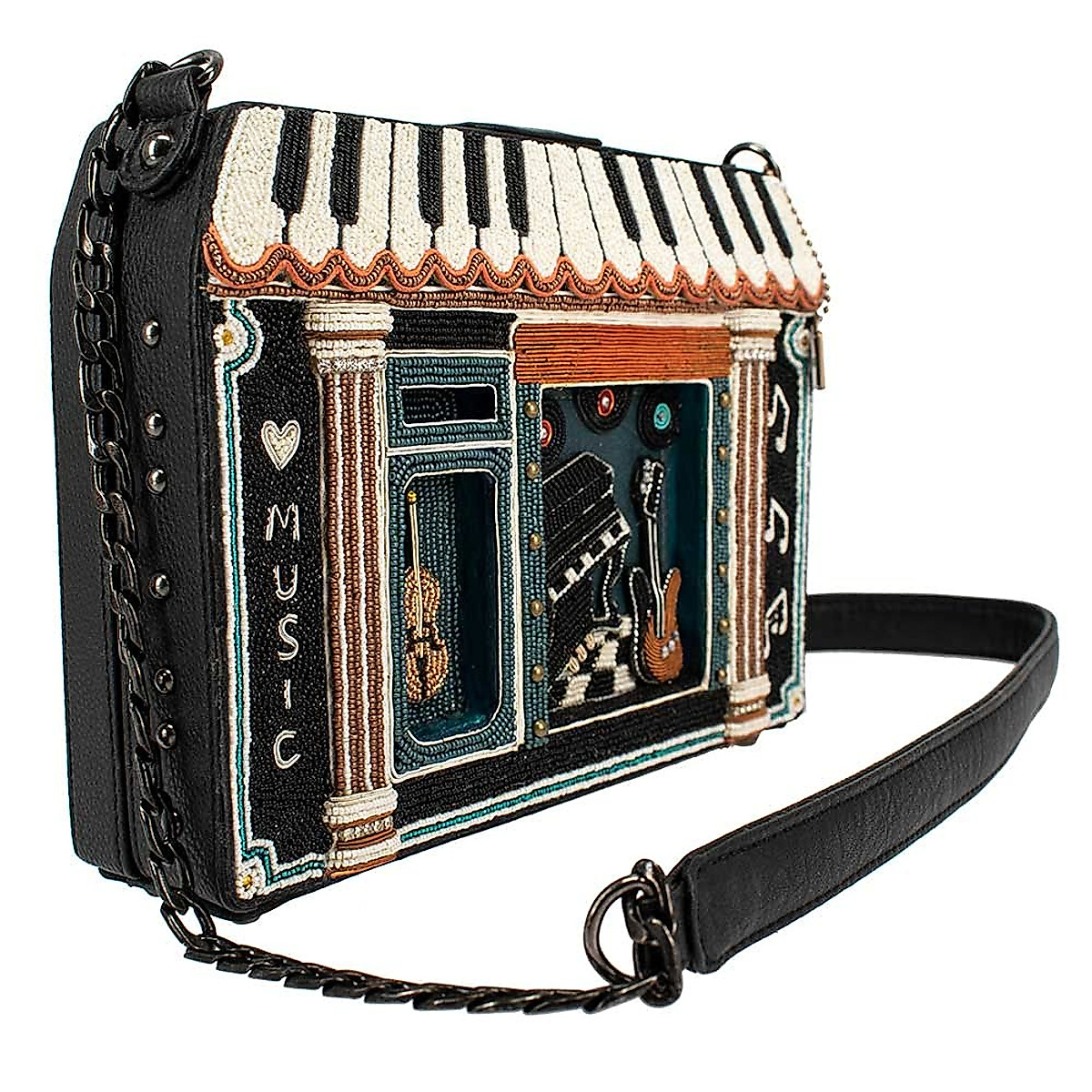Mary Frances Music Shop Crossbody Handbag, Multi