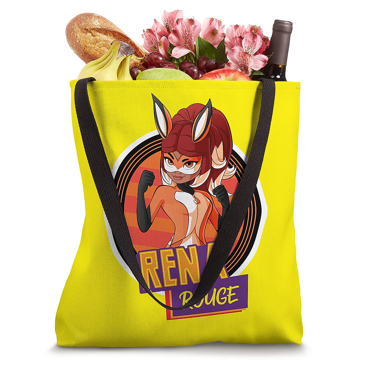 Miraculous Collection Rena Rouge Yellow Badge Tote Bag