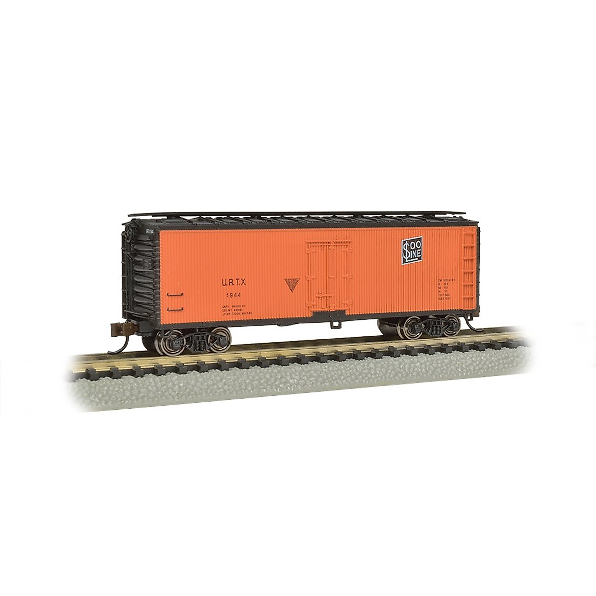 Bachmann Industries Wood Side Reefer Union/Soo Line N-Scale Freight Car, 40'