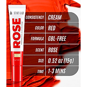 Lash Remover for Lash Extensions by Stacy Lash (0.52oz / 15g) / Rose Eye Lash Glue Remover/Fast Adhesive Dissolution time - 60 sec/Professional Eyelash Extension Supplies/Salon Lash Removal