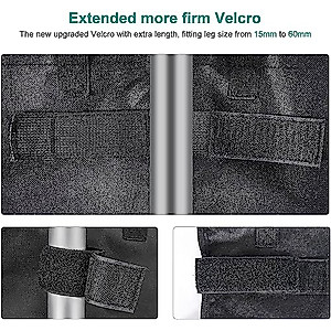 Industrial Gazebo Weights 600D, Set of 4 Gazebo Weights for Gazebos, PVC Inner Coating, Sand Bag for Pop-Up Tent, Canopy or Parasol