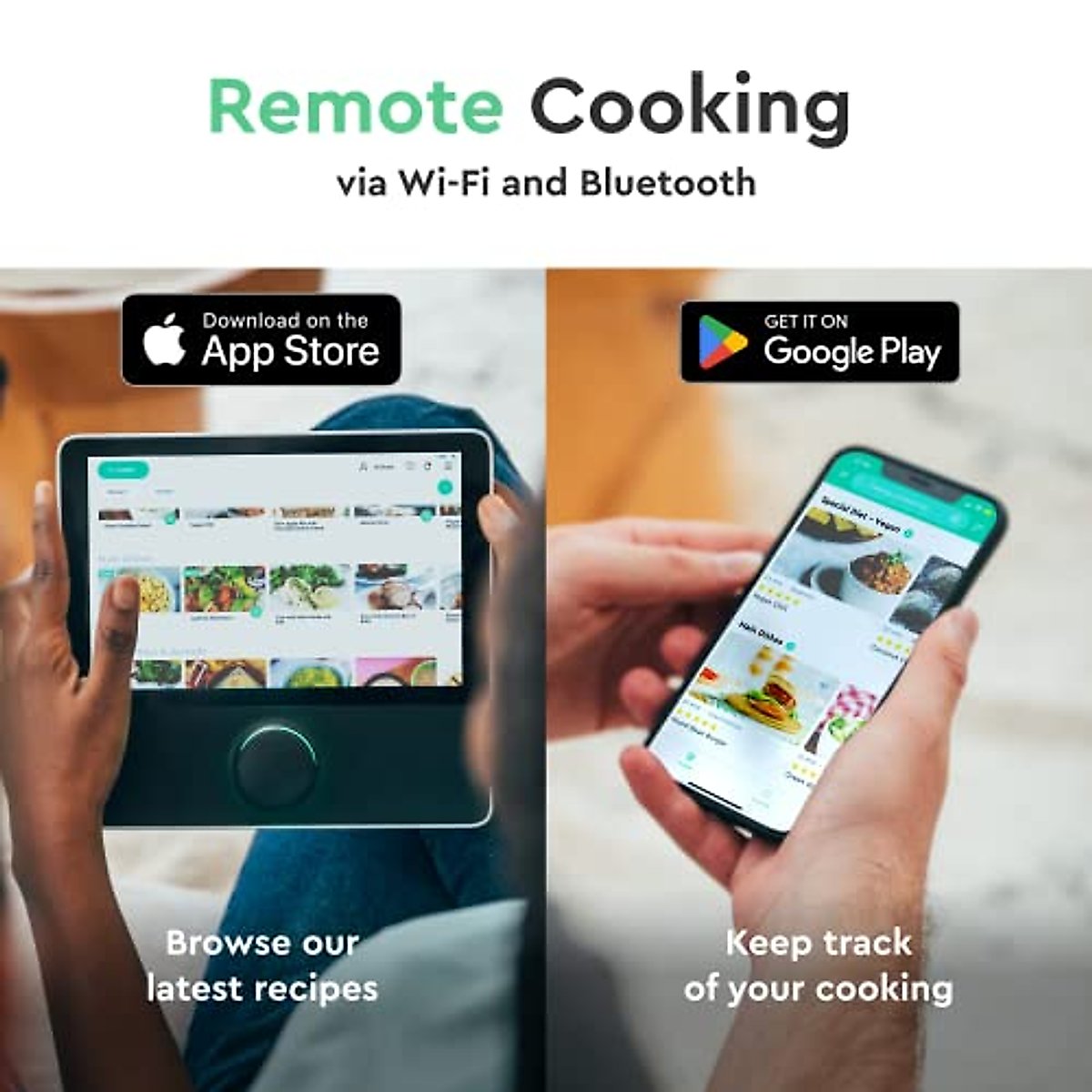 Multo By CookingPal, Smart Compact Countertop Multi-Functional Food Processor With Guided Recipes | WiFi Built-In | Chop, Knead, Steam And Cook All-In-One Cooker. (Renewed)