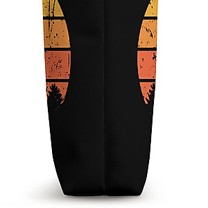 Bigfoot Sasquatch Yeti Retro Vintage Sunset Distressed Tote Bag