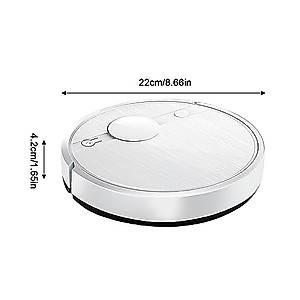 BARASH Household Robotic Vacuums, Robotic Vacuum Cleaner, Wet Sweeping Cleaner Robotic Vacuum, Mopping Robot, Mini Floor Vacuum Robot, Marble Tile Sweeper for Daily Home Cleaning, Bathroom, Bedroom