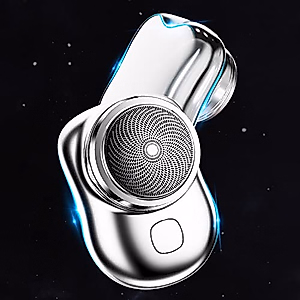 Mini-Shave Portable Electric Shaver Electric Razor for Men Powerful Storm Shaver for Men Storm Shaver Pocket Size Shaver Wet and Dry Shaver USB Rechargeable Travel 2023 Upgrade (Black)