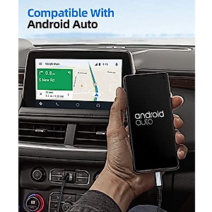 SUNGUY USB C Android Auto Cable 1FT, USB C to USB 3.1 USB 3.2 Gen2 10Gbps USB A to C Data Fast Charging Cable Compatible with Samsung Galaxy S21 S20 S10 S10E Note 20, USB C External C SSD, Pixel