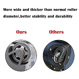 SKYMOVE 18 inches Wheeled Rolling Backpack for Boys and Girls Multi-Compartment School Students Books Laptop Trolley Bag Short Trip Carry-on, Light Gray Polar Bear