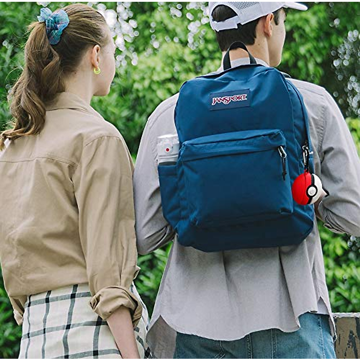 KAKUYI AirPods Case Cover with Keychain, Soft Silicone 3D Cute Cartoon Animal Character Kawaii Fashion Cover Funny Protective Case Compatible with AirPod 2 & 1 (Elf Ball)