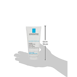 La Roche-Posay Toleriane Hydrating Gentle Facial Cleanser, Daily Face Wash with Ceramide and Niacinamide for Normal to Dry Sensitive Skin, Oil-Free, Fragrance Free