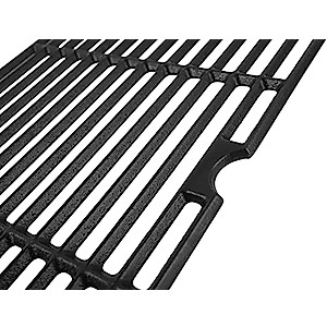 SafBbcue Grill Grates for Kenmore 146.23678310 146.16132110 146.20164510 146.23679310 146.23766310 Dynaglo DGF493BNP DGF493PNP Backyard GBC1440W BY13-101-001-12, 16-4/9" Matte Cast Iron