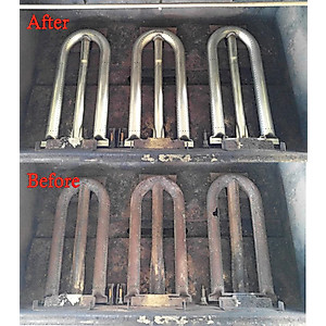 Htanch SN2461(3-Pack) SA2461 (3-Pack) 16GA Heat Plate Burner and Burner Electrode Replacement for American Outdoor Grill 24NB, 24NG, 24NP, 24PC, 36NB, 36PC Grills