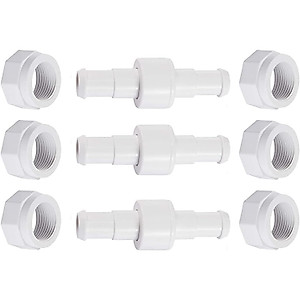 Makhoon D20 Hose Swivel with D15 Hose Nut Compatible with Zodiac Polaris 280, 380, 180 Pool Cleaner Hose Swivel,Pool Cleaner Replacement Parts