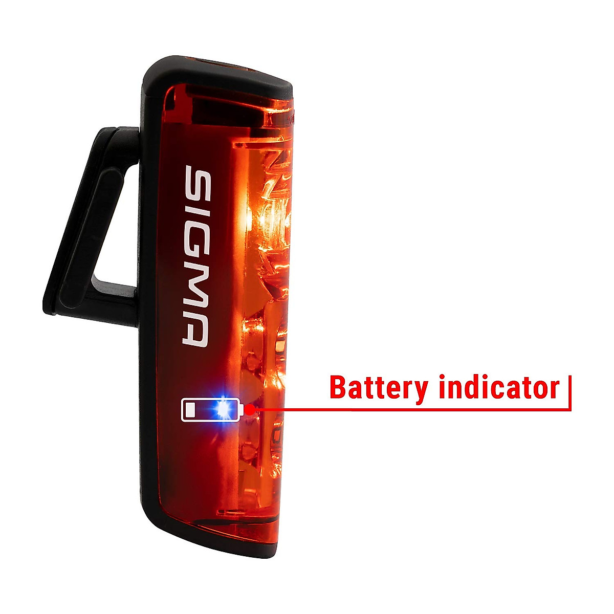 SIGMA Sport Blaze LED Bicycle Light Battery Rear Light with Brake Light German Road Traffic Act StVZO Approved