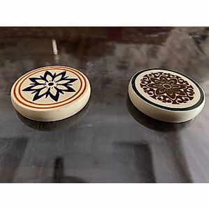 siscaa Siscaa - Standard Size Carrom Board Tournament Striker- Carrom Striker for Professional and Tournament Carrom Striker, Royal