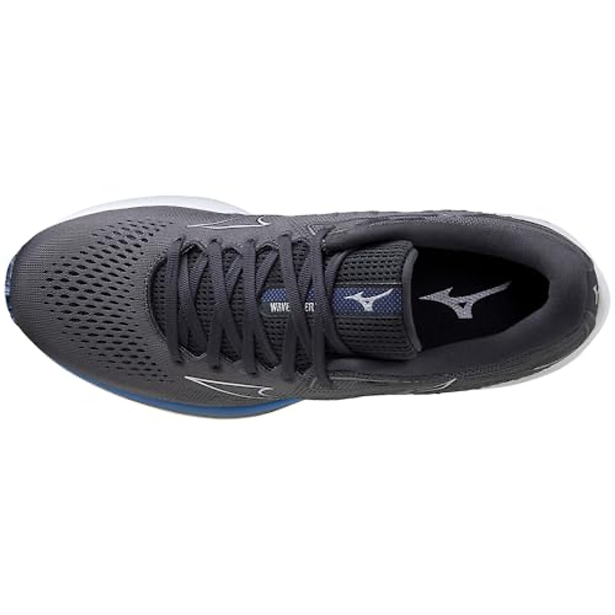 Mizuno Men's Wave Rider 25 | Neutral Support Running Shoe |Eco Friendly Materials | Obsidian | US 12