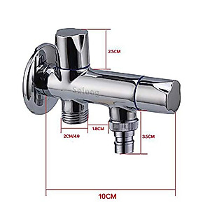 MINJING Brass Bidet Faucets Brass Toilet Faucet Bidet Toilet Sprayer Brass Bidet Sprayer Hand Toilet Spray Gun-A