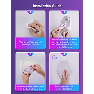 Govee Double Sided Tape for RGBIC Light Panels H6061, H6066, H6067, 15 pack