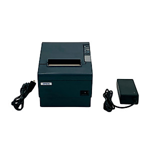 Epson TM-T88IV M129M POS Compact Thermal Receipt Printer LAN USB, Bundle with AC Adapter