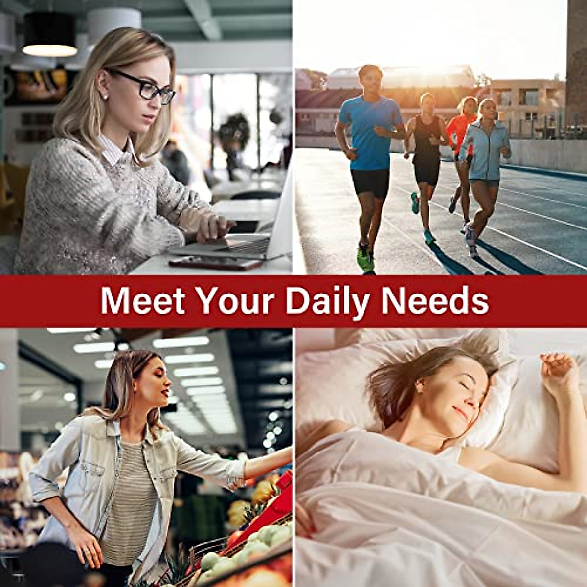 HFXBearArmor Bunion Splint 2PCS, Bunion Corrector for Men and Women Bunion Relief in Hallux Valgus, Toe Spacers for Feet, Hammer Toe Straightener Bunion Pads Day and Night Use - S