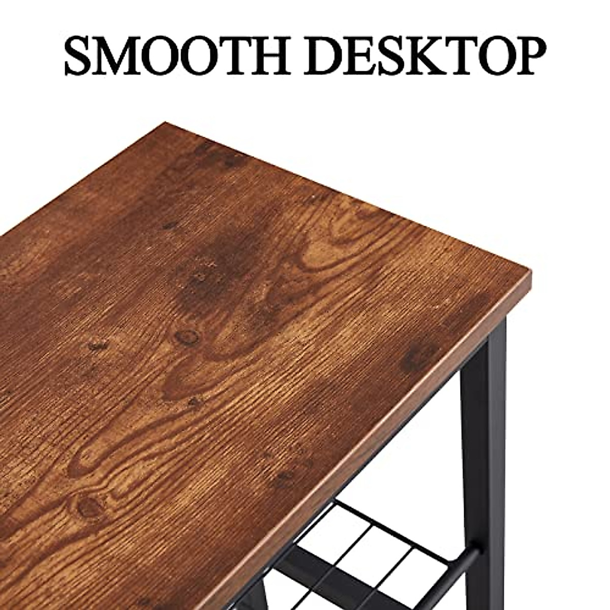 Wire Shelving Unit Metal Shelf Storage Shelves with 4 Tier Layer Rack Strong Rack Free Standing Display Storage Shelf Plant Flower Stand Low Organization Shelf Rack for Kitchen Living Room,4 Tier