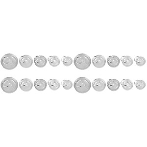 20 Pcs Basin Plug with Ring Bathroom Washbasin Stopper Sink Plug with Ring Drain Stopper Kitchen Sink Stopper Tub Stopper Kitchen Sink Plug Bathtub Plug Bath Plugs Drain Plug