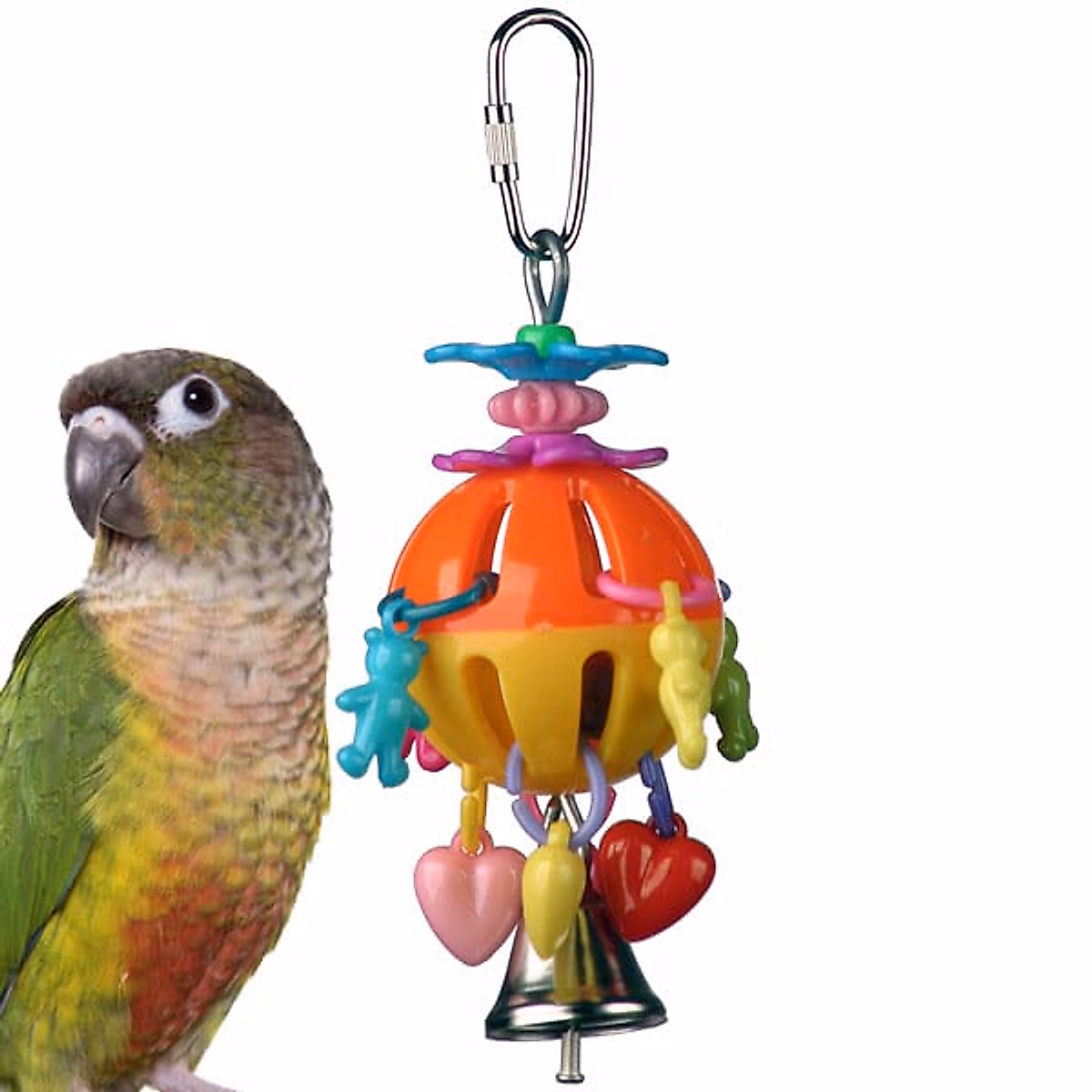 Super Bird Creations SB1086 Having a Ball Bird Toy, Small/Medium Bird Size, 6" x 2" x 2"