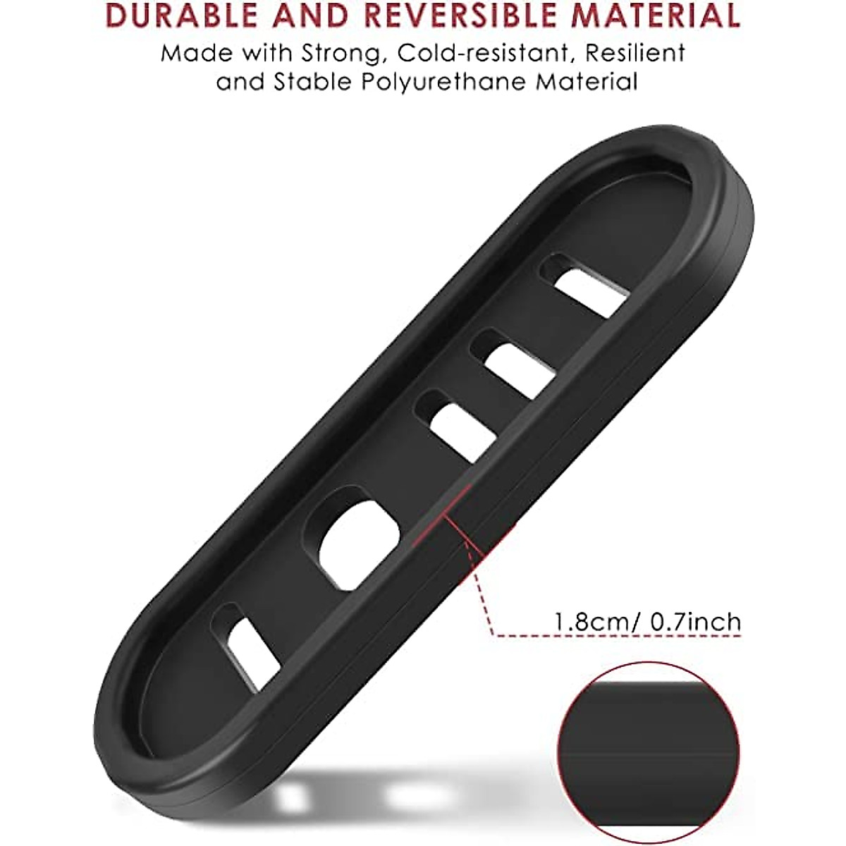 Universal Snow Thrower Slide Shoes (2 Pack) 490-241-0010 Fits Most 2-and 3-Stage Throwers Snowblower Skid Shear Pins Carriage Bolts Includes Mounting Hardware for MTD Troy-Bilt Yard Machines