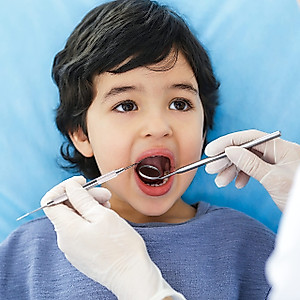 Utopia Care Professional Dental Tartar Scraper Tool - Dental Pick, Double Ended Tartar Remover for Teeth, Plaque Remover, Tooth Scraper (6.5 Inch, Silver, 1)