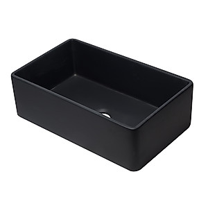 ALFI brand AB3320SB-BM Kitchen Sink, Black Matte