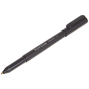 Paper Mate Ballpoint Pens, Write Bros. Black Ink Pens, Medium Point (1.0mm), 60 Count