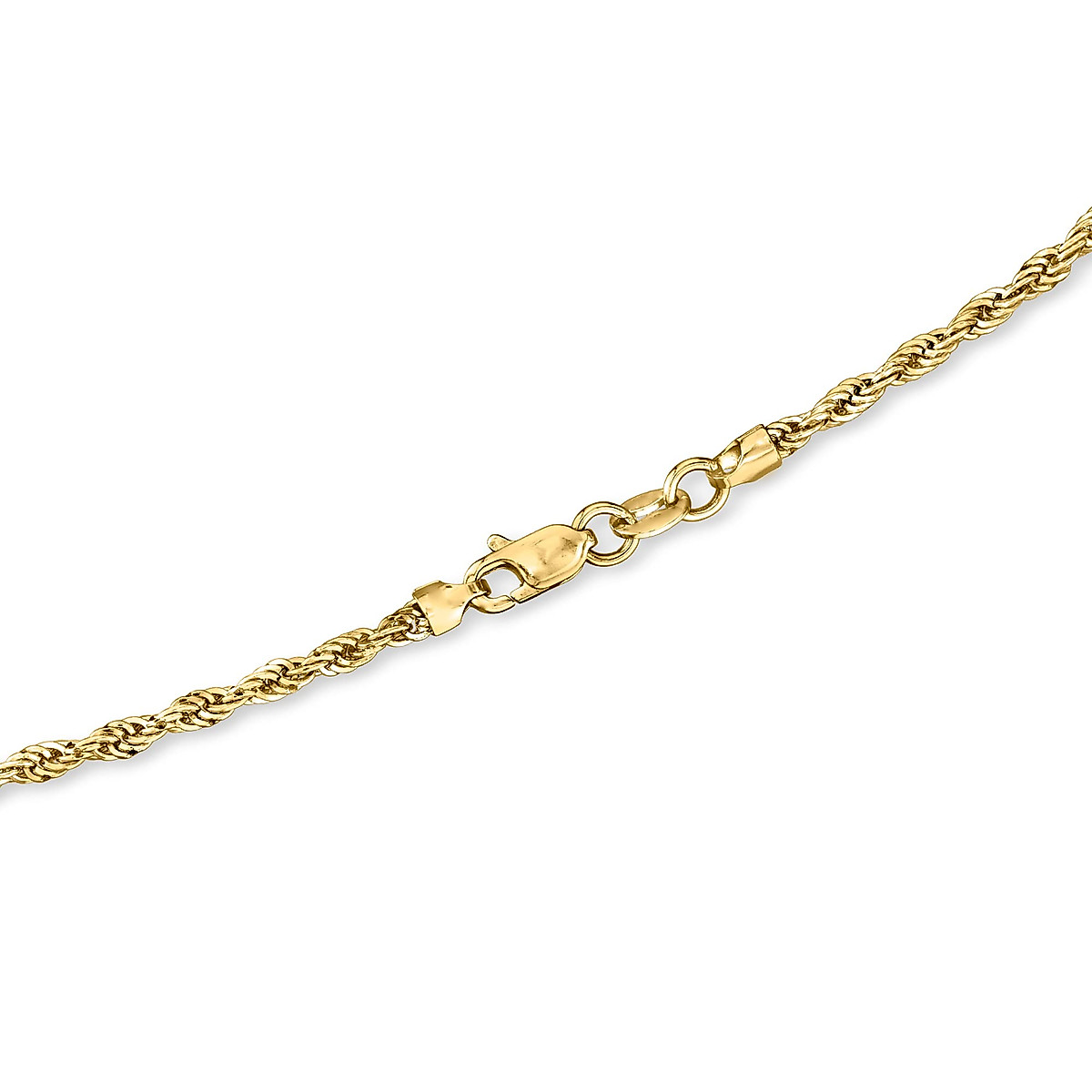 Ross-Simons 14kt Yellow Gold Rope-Chain Necklace