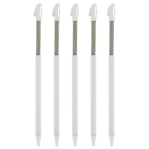 Assecure Metal Extendable Stylus for Nintendo 3DS XL - 5 Pack White | ZedLabz