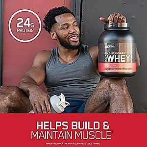 Optimum Nutrition 100% Whey Gold Standard, Vanilla Ice Cream, 2 Pound